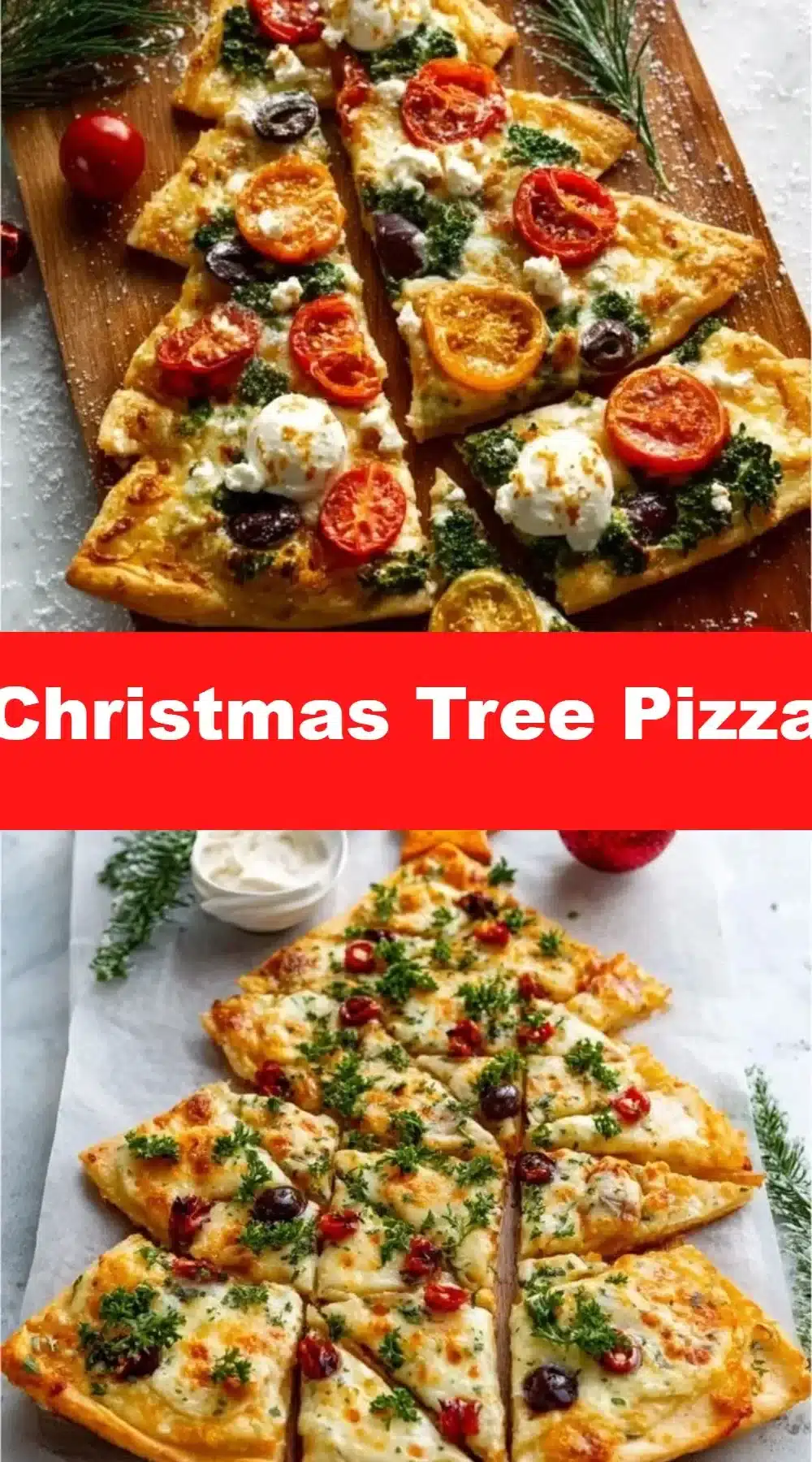 Christmas Tree Pizza